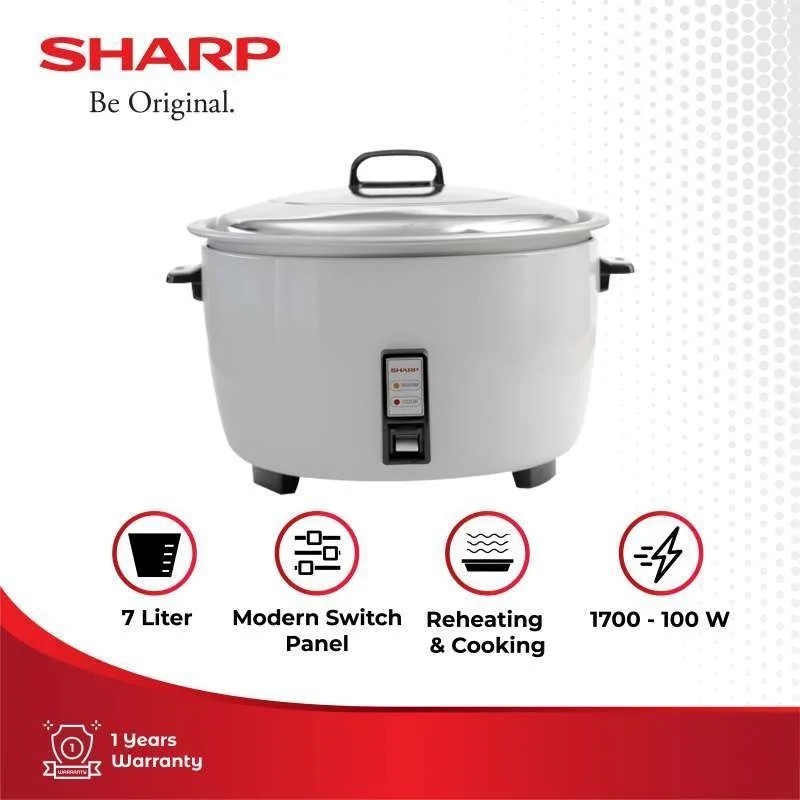 Jual SHARP KSH-777 Rice Cooker Jumbo [7 L] 2000 Watt | Shopee Indonesia