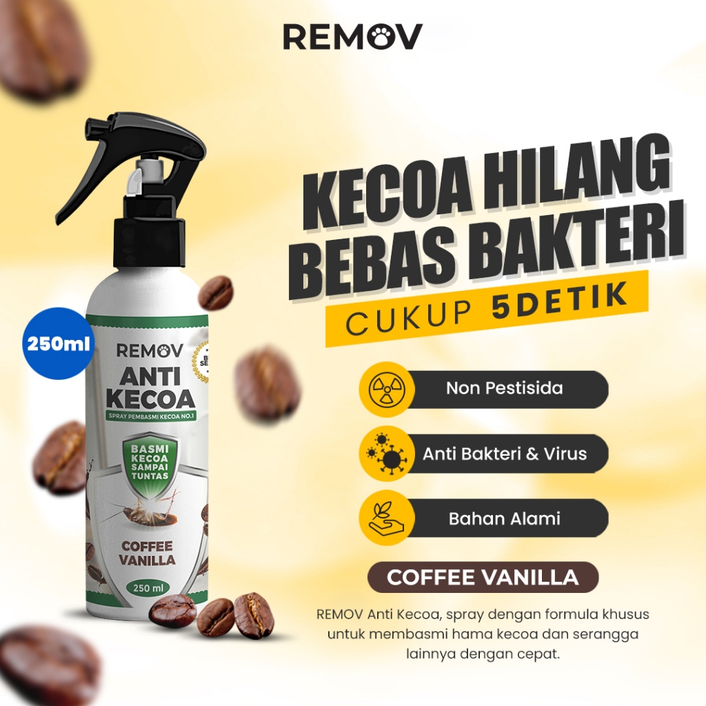 Jual Remov Anti Kecoa Spray Pembasmi Hama Kecoa 250 Ml | Shopee Indonesia