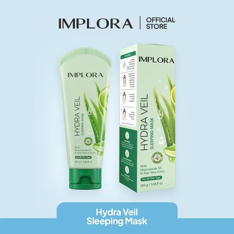 Jual IMPLORA HYDRA VEIL SLEEPING MASK 100gr | Shopee Indonesia