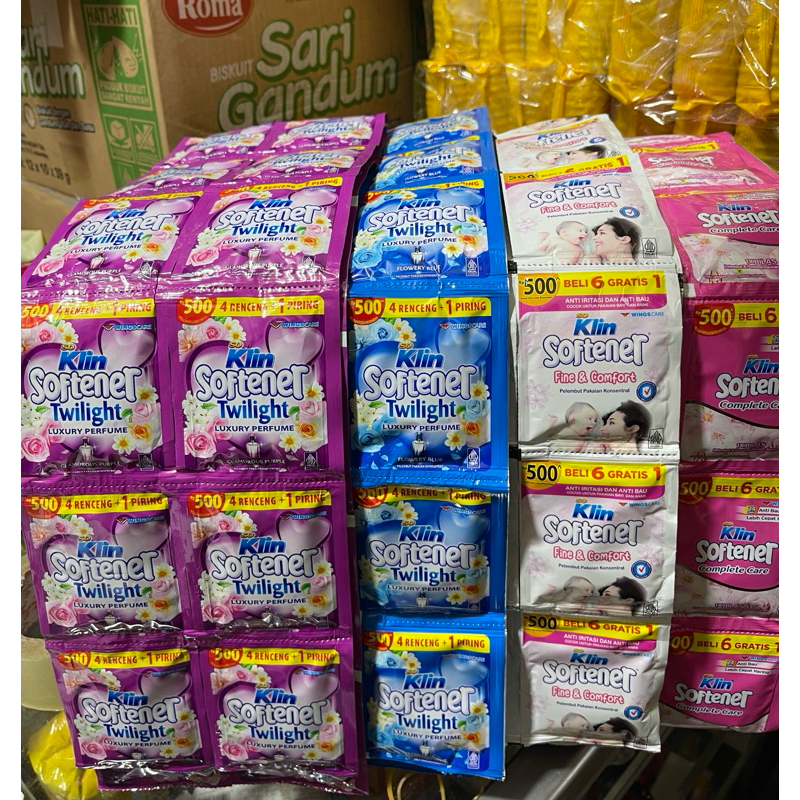 Jual SOKLIN SOFTENER 500 RENCENG ( ISI 12 SACHET ) | Shopee Indonesia