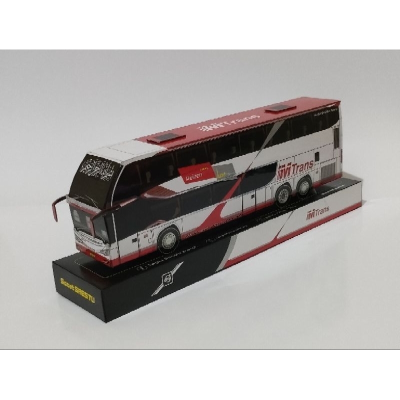 Jual PAPERCRAFT BUS BIS MINIATUR BUS BIS MTRANS BAGONG AVANTE D2 DOUBLE ...