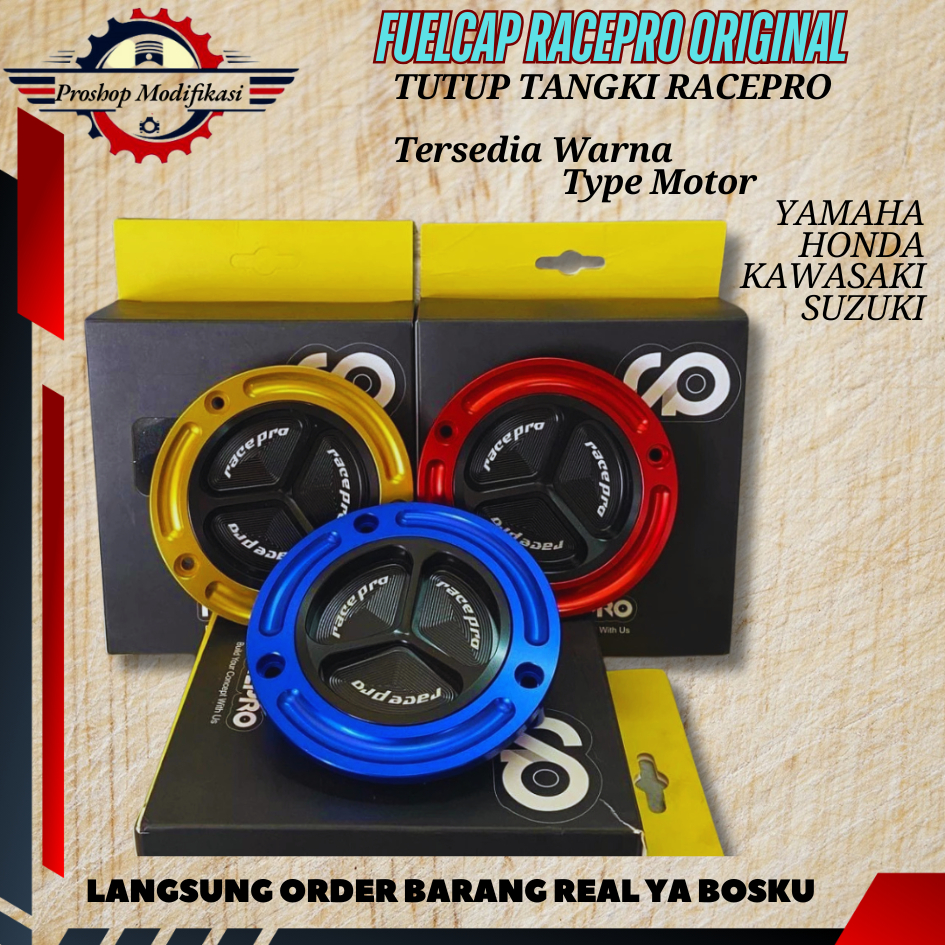 Jual Fuel Cap Racepro V2 Yamaha R15 R25 CBR GSX Racing Fuelcap Tutup ...