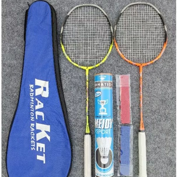 Jual RACKET BADMINTON KOMPLIT RACKET BULUTANGKIS SATUAN | Shopee Indonesia