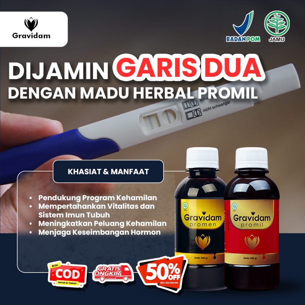 Jual Gravidam Promen Promil - Program Kehamilan Jaminan Garis Dua Cepat | Shopee Indonesia
