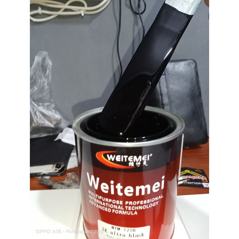 Jual Cat hitam pekat /Ultra black Pu / Hitam solid/ cat motor,mobil cat ...