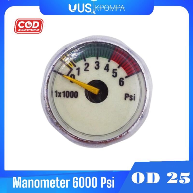 Jual Manometer Kecil OD 25, Manometer pompa Pcp, Sparepart Pompa Pcp ...