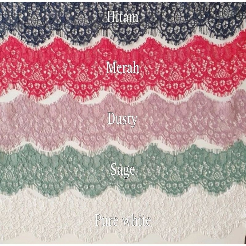 Jual Brukat renda Bahan renda - kain brokat renda bali - bahan kebaya ...