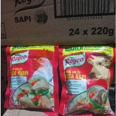 Jual Royco Bumbu Kaldu AYAM & SAPI 220 GRAM | Shopee Indonesia