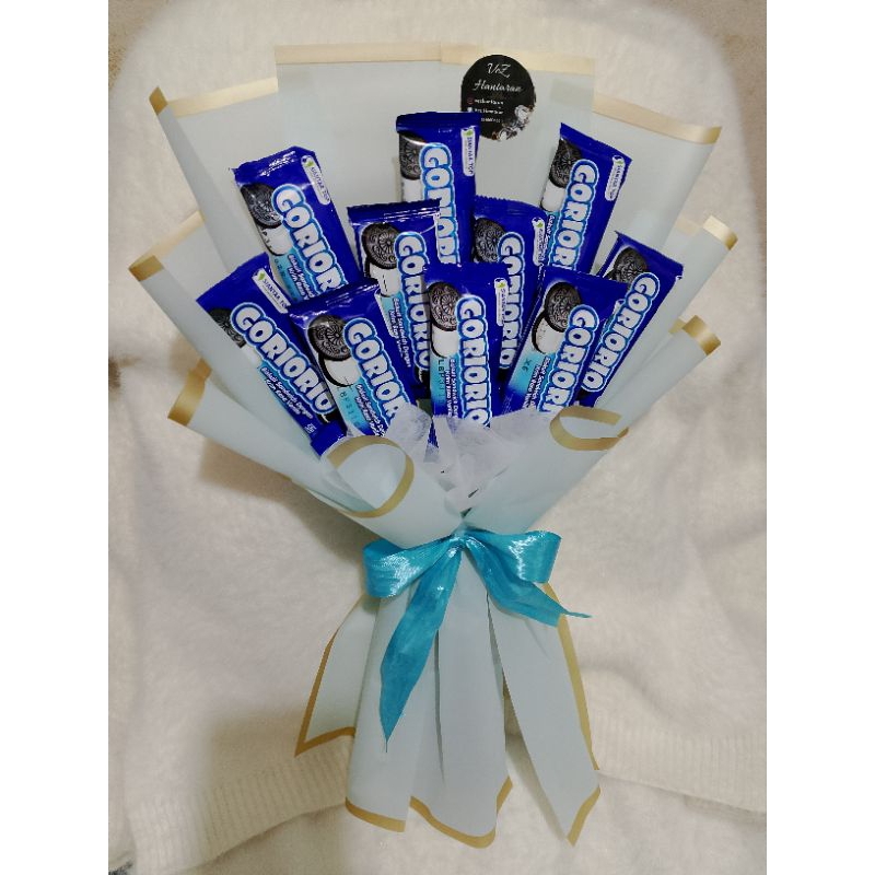 Jual Bucket Snack Buket Snack oreo gorio chocolatos Buket Wisuda Murah ...