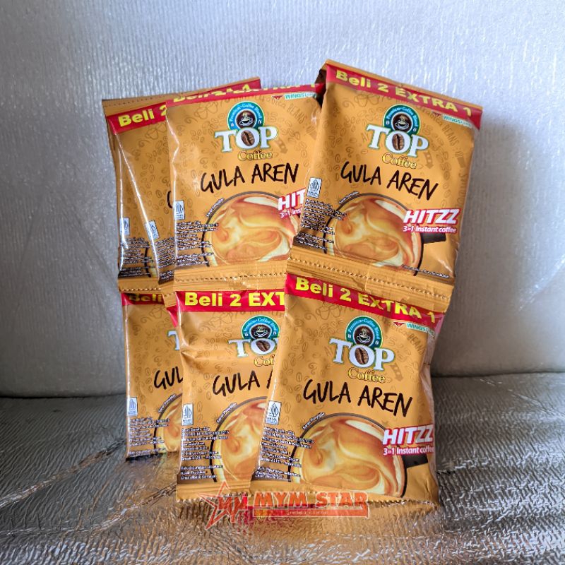 Jual Top Kopi Gula Aren Hitzz 3in1 Instant Coffee Renteng isi 15 Sachet ...