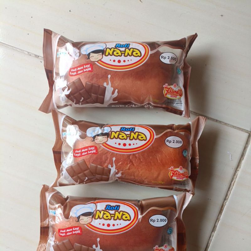 Jual roti Nana coklat susu paket 5 pcs | Shopee Indonesia