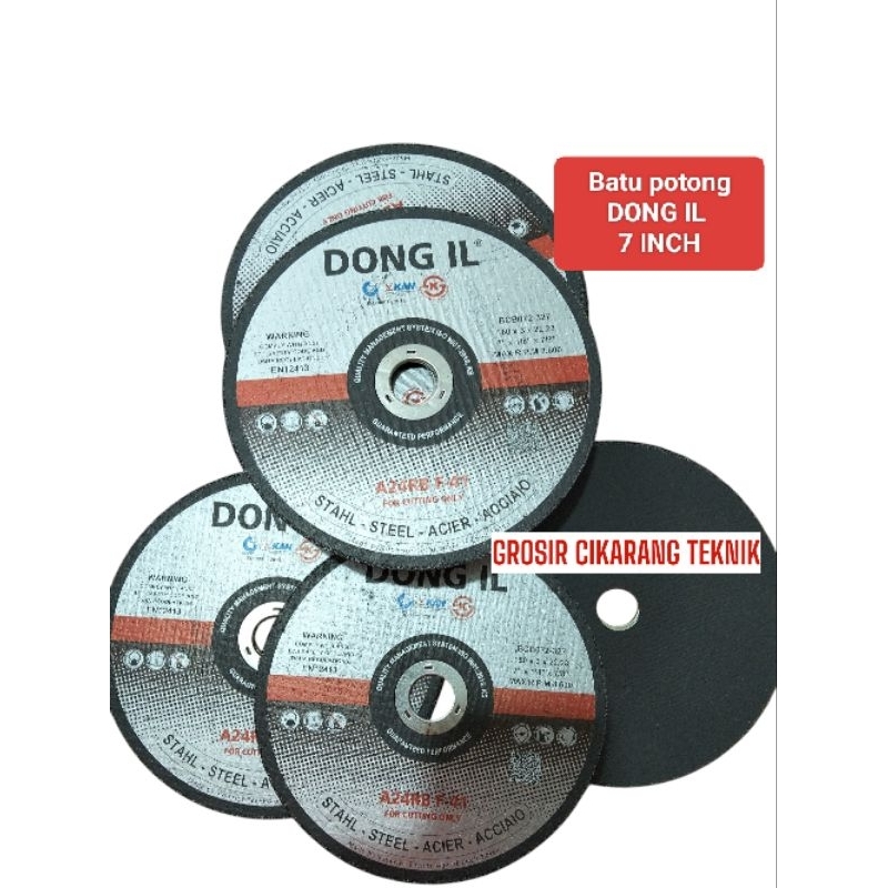 Jual Batu gerinda potong cutting whell DONG IL 7 inch harga per pcs ...