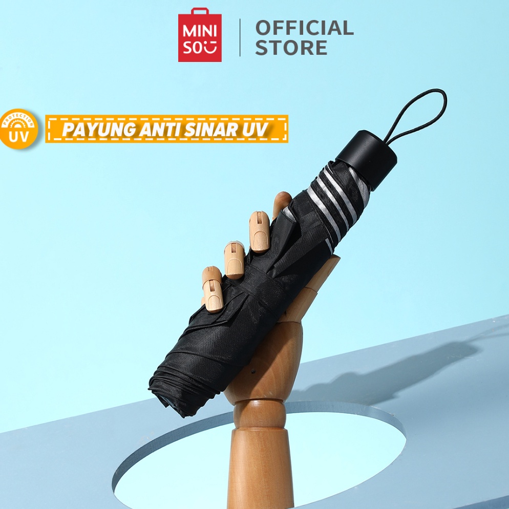 Jual See More MINISO Payung Lipat Jumbo Outdoor Anti Sinar UV Anak Perempuan Payung Lipet ...