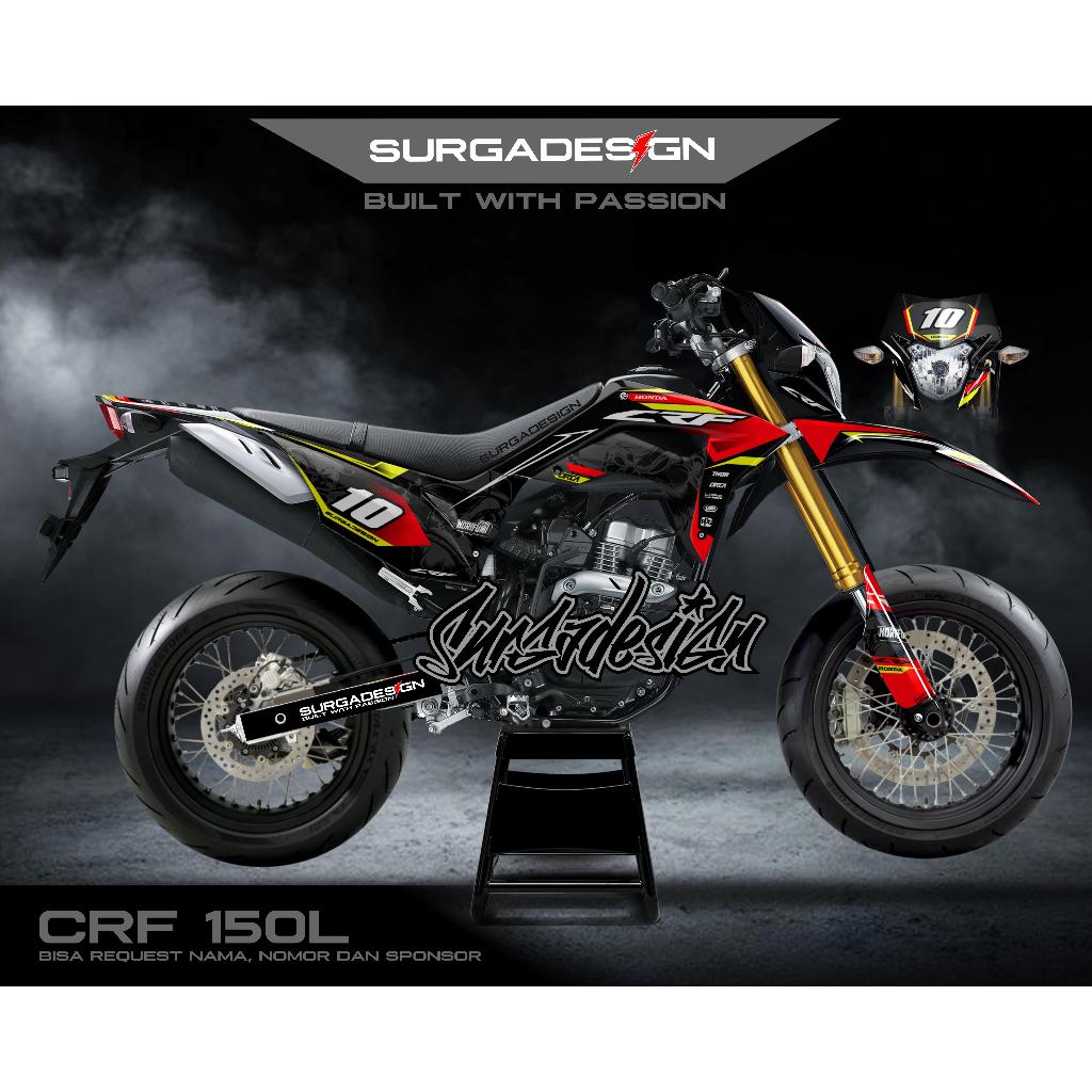 Jual DECAL CRF, DECAL CRF 150 L, DECAL CRF 150 L FULL BODY, STIKER CRF ...