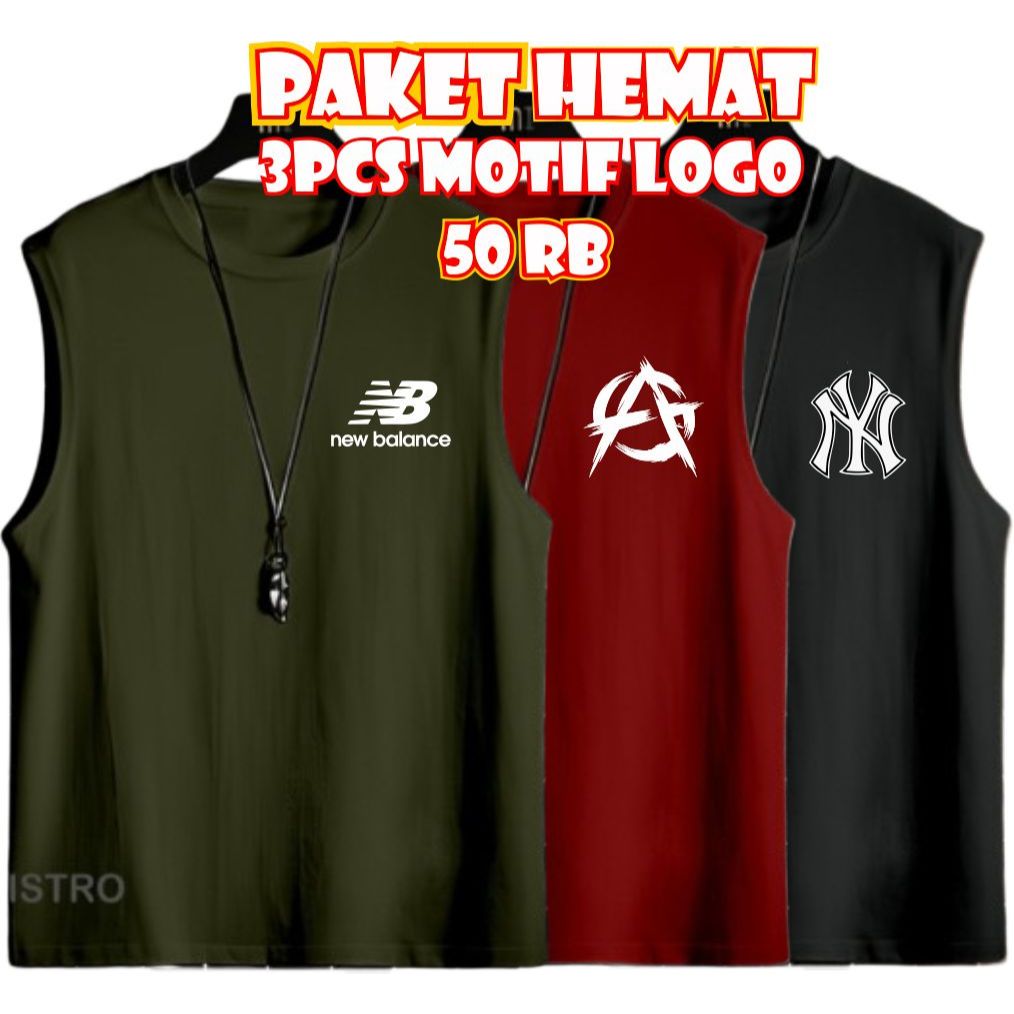 Jual PAKET HEMAT Kaos Singlet Distro Paketan 3 pcs 50ribu Singlet ... Jual PAKET HEMAT Kaos Singlet Distro Paketan 3 pcs 50ribu Singlet ...