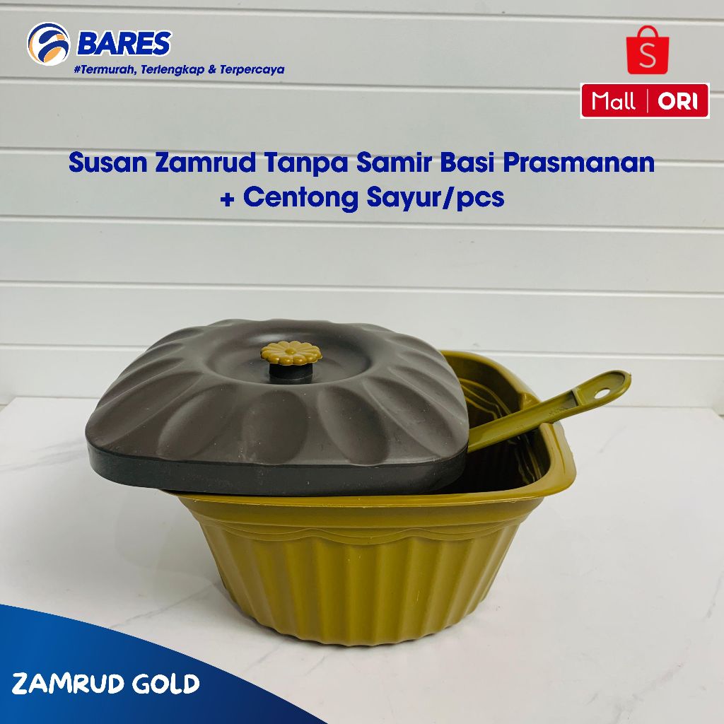 Jual Susan Zamrud Tanpa Samir Basi Prasmanan + Centong Sayur/pcs ...