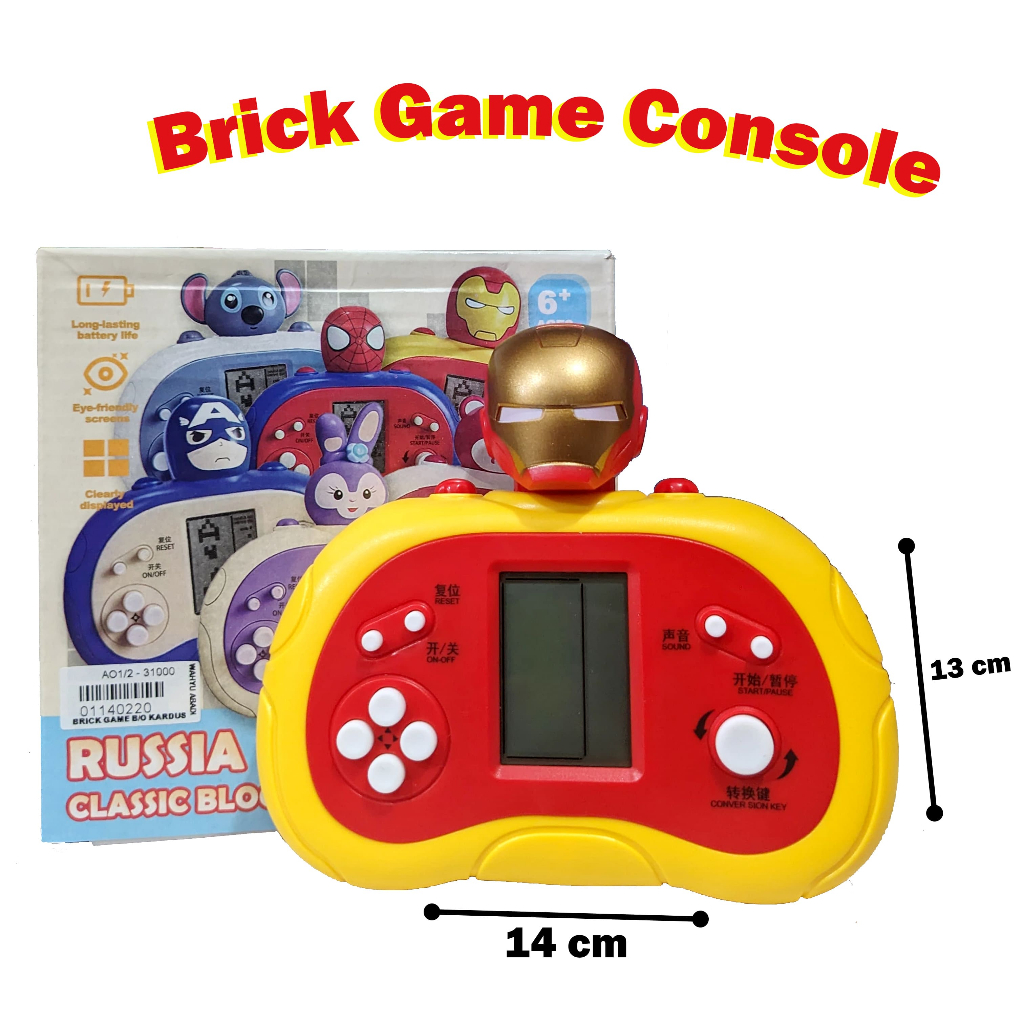 Jual Tetris Game Boy / Mainan Brick Game Karakter | Shopee Indonesia