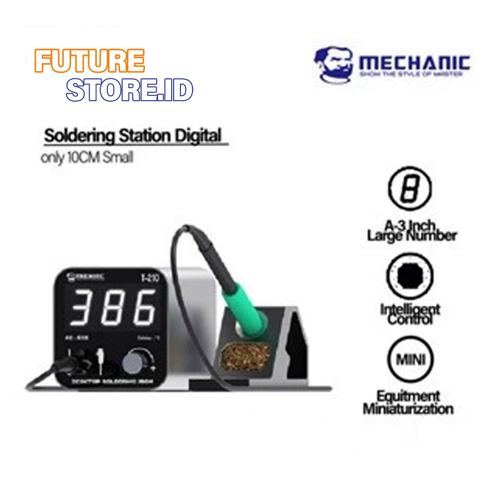 Jual MECHANIC T-210 SOLDER STATION ORIGINAL-Mechanic Intelligent LED ...