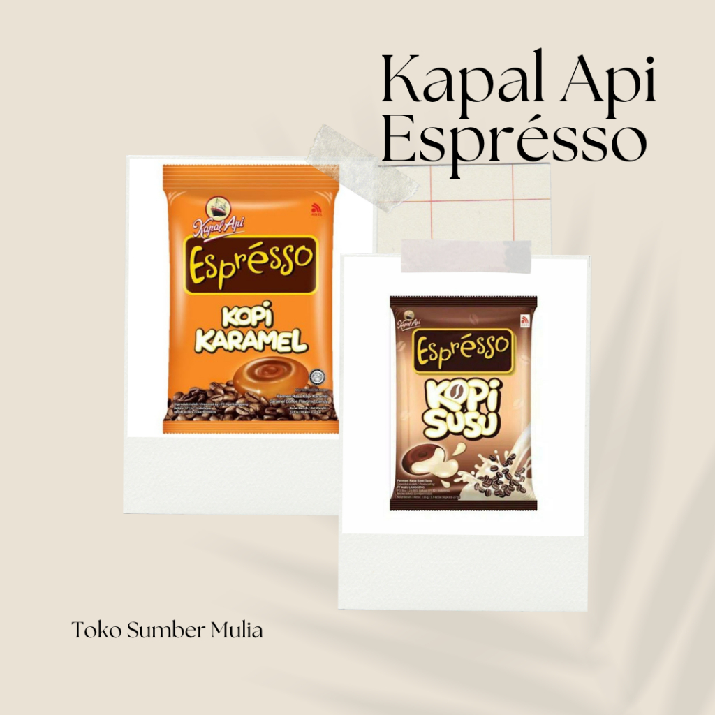 Jual Permen Kapal Api Espresso Rasa Kopi Karamel & Kopi Susu | Shopee ...