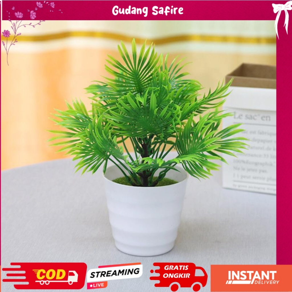 Jual Bonsai Palem: Tanaman Hias Artificial / Bonsai Plastik Dekorasi ...