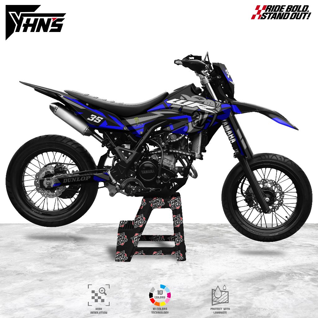 Jual Sticker Decal Yamaha WR 155 Custom Full Body - Tahan Lama & Keren ...