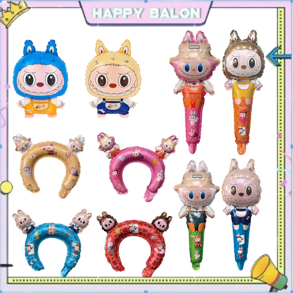 Jual Balon Bando Labubu / Balon Pentungan Labubu / Balon Bando ...