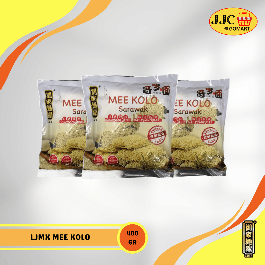 Jual LJMX Mi Kering | Mee Kolo Sarawak | Mee Hiris Knife Sliced ...