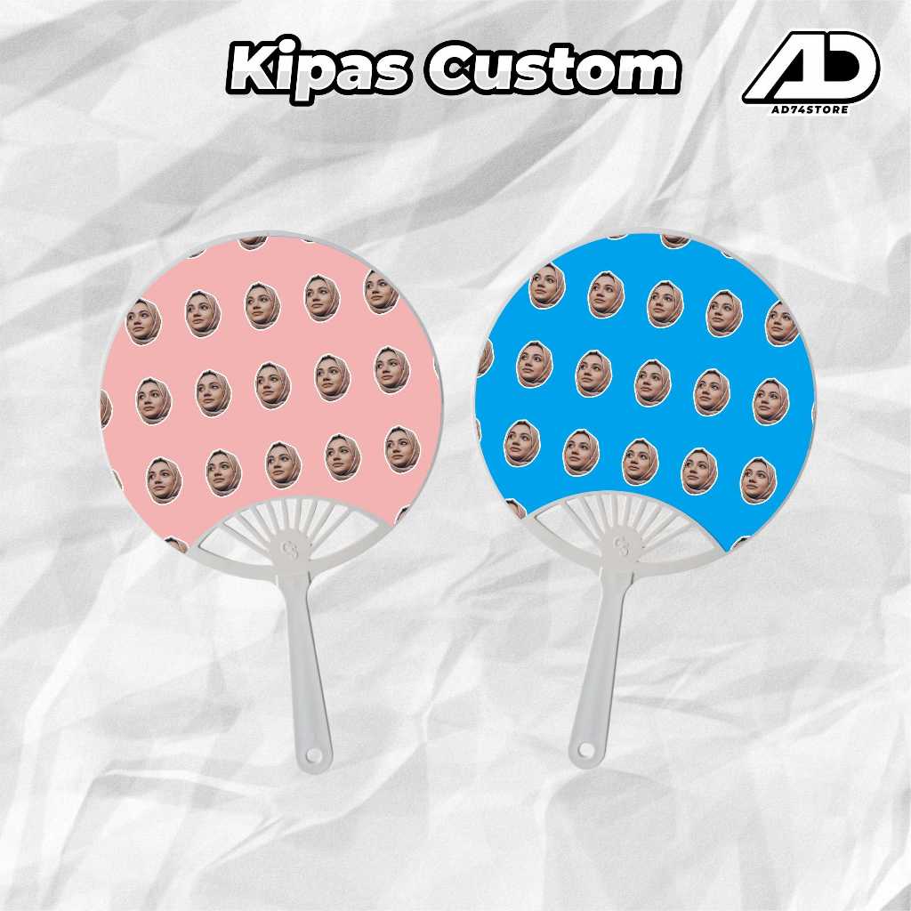 Jual Kipas custom foto,kipas tangan custom foto pattren,kipas custom ...