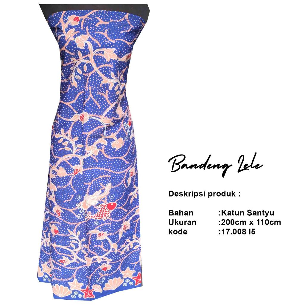 Jual batik motif bandeng lele khas lamongan - batik lamongan termurah ...