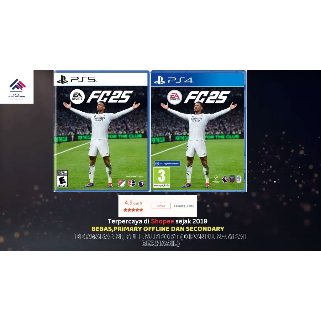 Jual EA FC 25 PS5 PS4 Original Digital Sharing Permanen | Shopee Indonesia