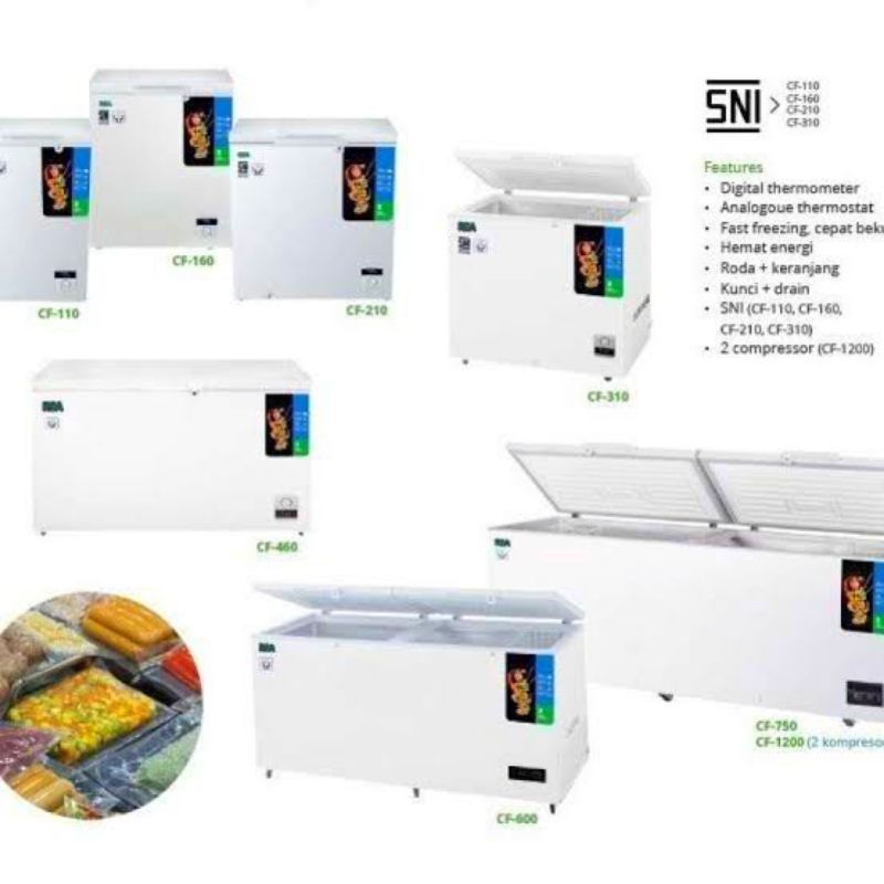 Jual Chest Freezer 688 Liter RSA CF-750H Box Pembeku Daging/Ikan ...