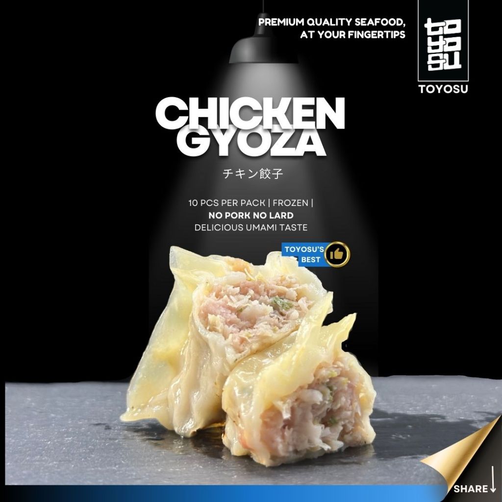 Jual GYOZA AYAM HALAL BEKU - FROZEN GYOZA - PANGSIT AYAM - DUMPLING ...