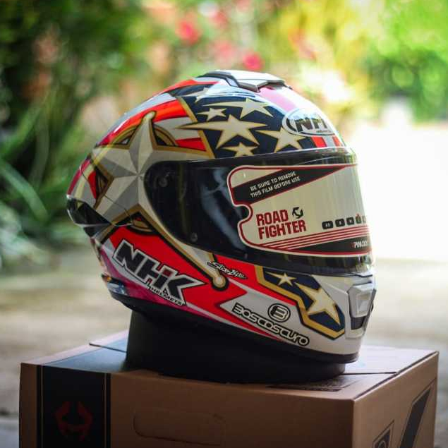 Jual NHK Mark 1 Alonso Star White GP Edition | Shopee Indonesia