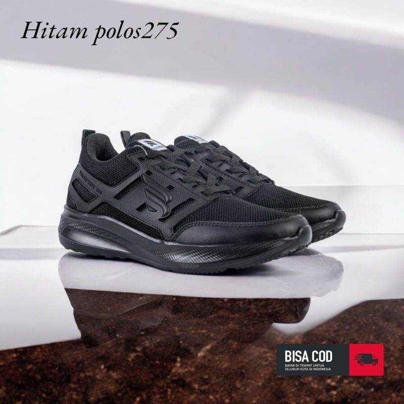 Jual SEPATU SNEAKER HITAM PUTIH SEPATU SKOLAH PRIA DESAIN KEKINIAN ...