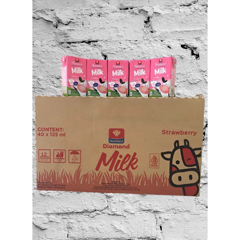 Jual Diamond Uht Milk 125ML 1Karton (40Pcs) | Shopee Indonesia