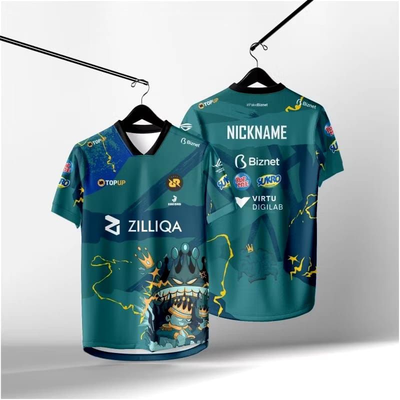 Jual JERSEY GAMIN RRQ COURAGE AWAY 2024 FULL PRINTING GRATIS NAMA ...