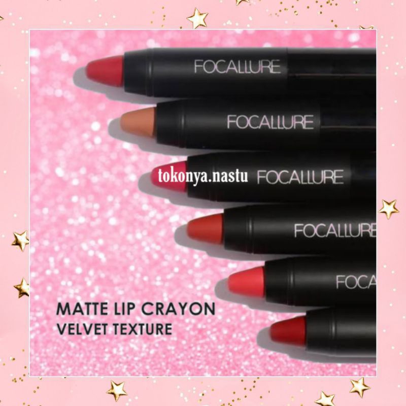 Jual [READY & ORI] Lip Crayon Focallure Viral / Foccalure Lipstick ...