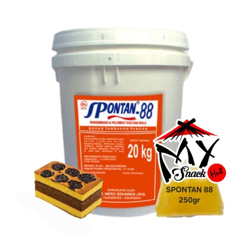 Jual SPONTAN 88 250GR CAKE EMULSIFIER GEL PENGEMBANG KUE BOLU SPONGE ...