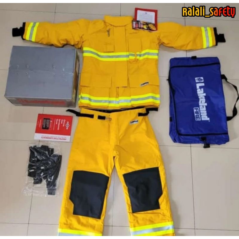 Jual SETELAN PEMADAM KEBAKARAN NFPA NOMEX (JAKET DAN CELANA) LAKELAND ...