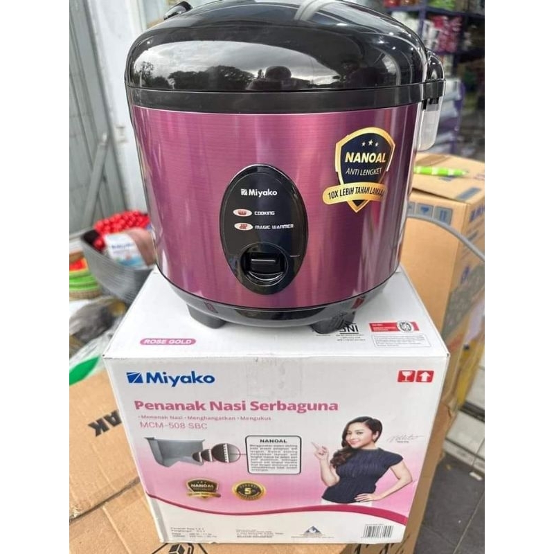 Jual Magic Com Miyako MCM-508 SBC 3in1 Fungsi Anti Lengket | Shopee Indonesia