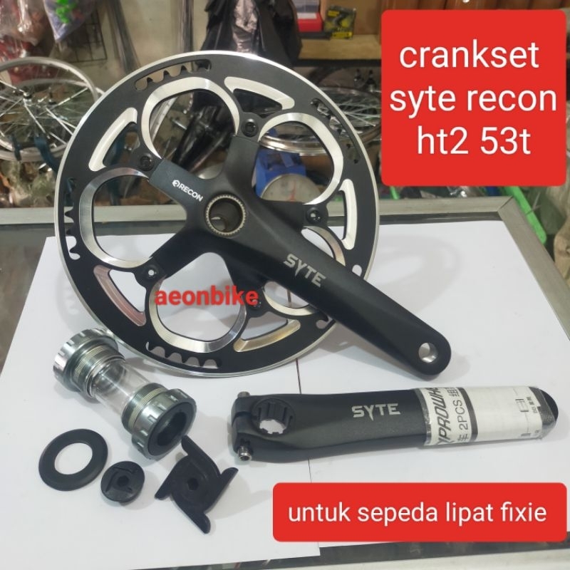 Jual crank set syte recon ht2 53t gear sepeda lipat Minion fixie BMX ...