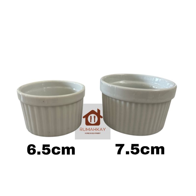 Jual Ramekin Bowl keramik GM Midas / mangkok souffle creme brulee | Shopee Indonesia