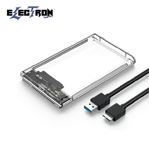 Jual Electron Enclosure Casing Case HDD & SSD Transparent 2.5 Inch ...