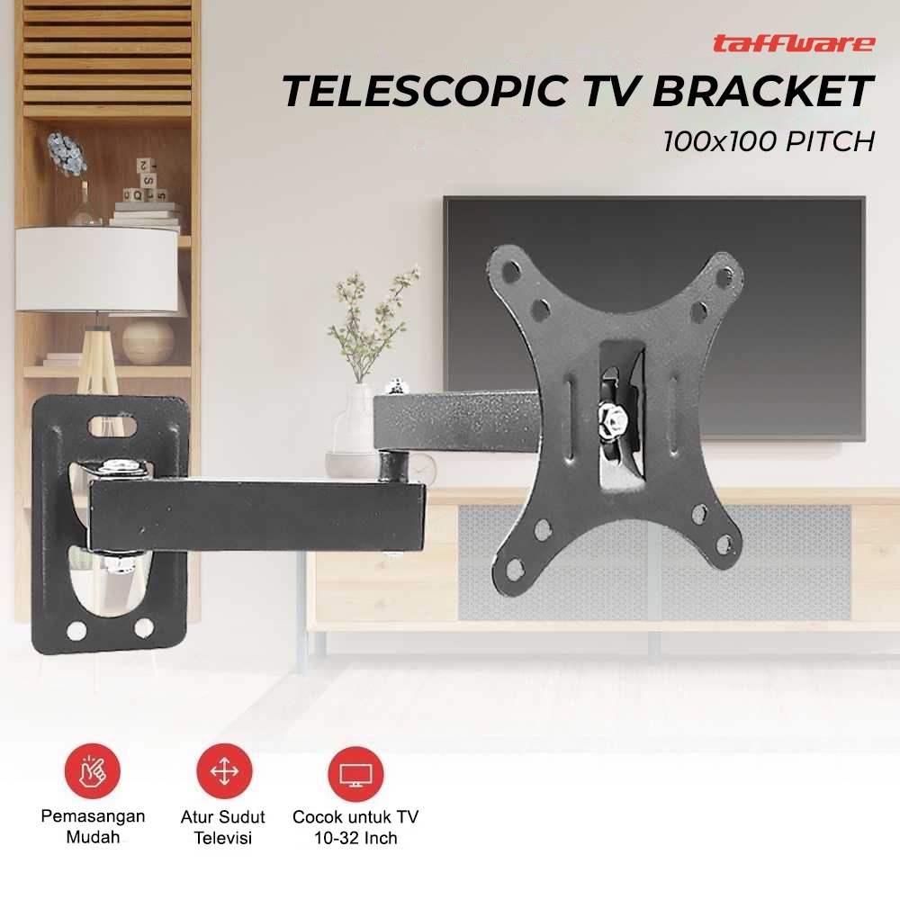 Jual Bracket TV Telescopic 100 x 100 for 10-32 Inch | Shopee Indonesia