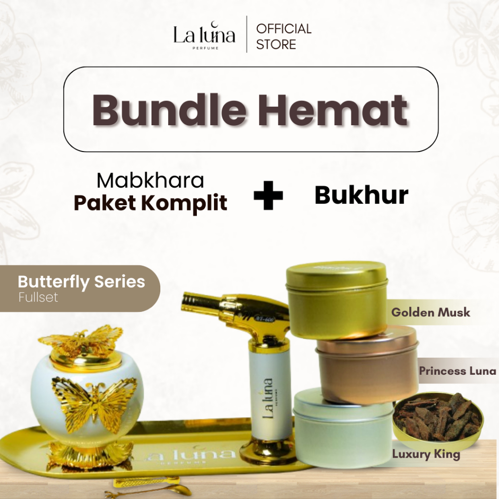 Jual Mabkhara Full Set Tempat Bakar Butterfly Dupa Keramik + Bukhur ...