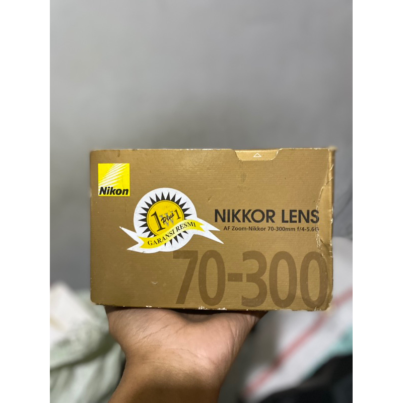 Jual box bekas lensa 70-300mm for nikon termurah di shopee | Shopee ...