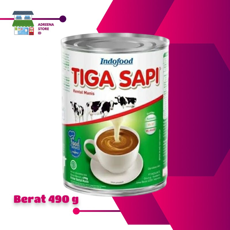 Jual KENTAL MANIS TIGA SAPI 490g SUSU OLAHAN | Shopee Indonesia