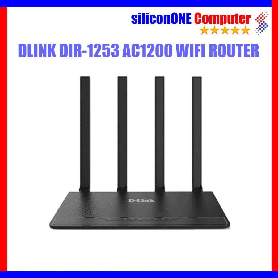 Jual DLINK DIR-1253 AC1200 MU-MIMO Wi-Fi Gigabit Router | Shopee Indonesia