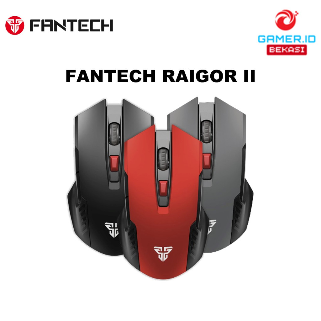 Jual Fantech Mouse Wireless Gaming Raigor II WG10 | Shopee Indonesia