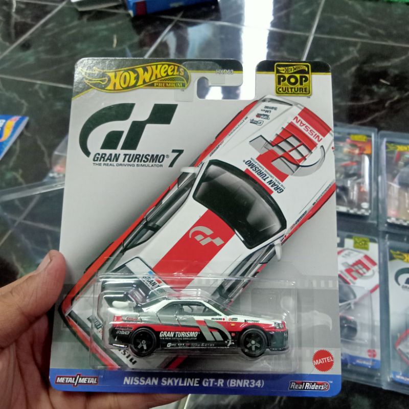 Jual hot wheels premium nissan skyline gt-r (bnr34) grand turismo japan ...